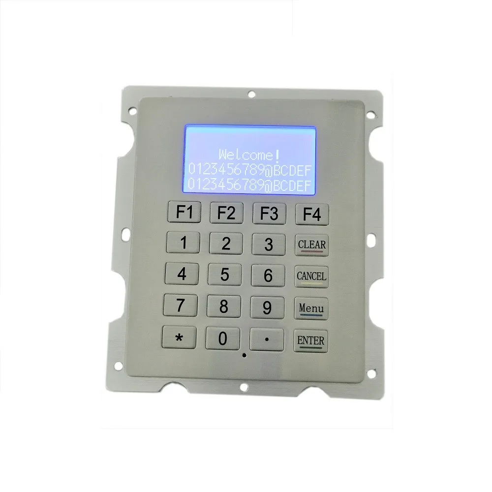 Logam-Keypad-dengan-LCM-Tampilan-Stainless-Steel-Digit-Keyboard-dengan ...