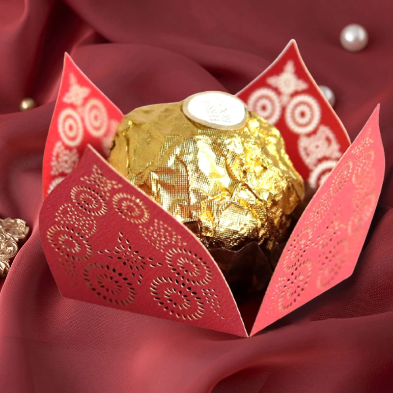 50pcs-Flower-Laser-Cut-Chocolate-Bar-Wedding-Gift-Favors-Chocolate ...