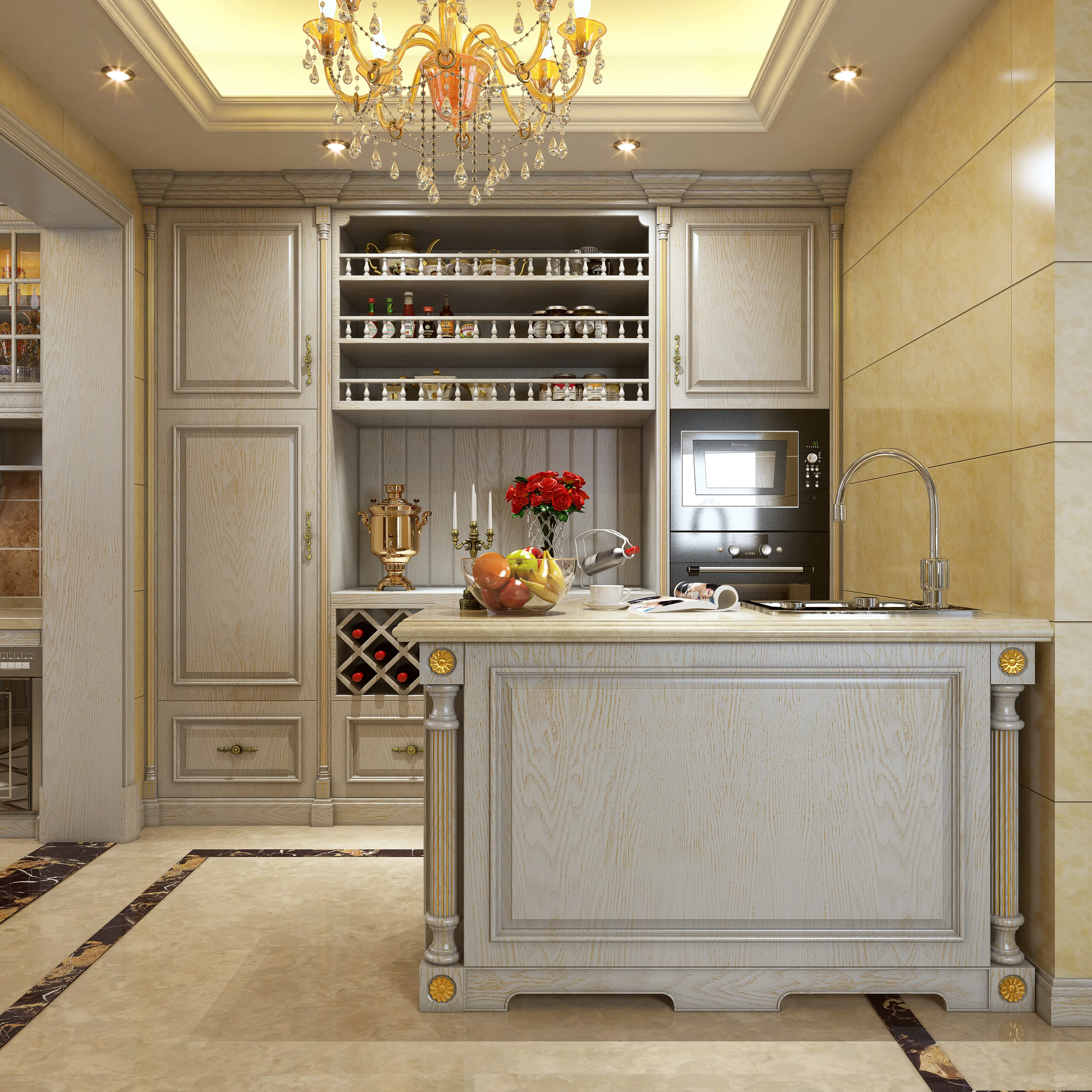 Luxurious French Kitchens