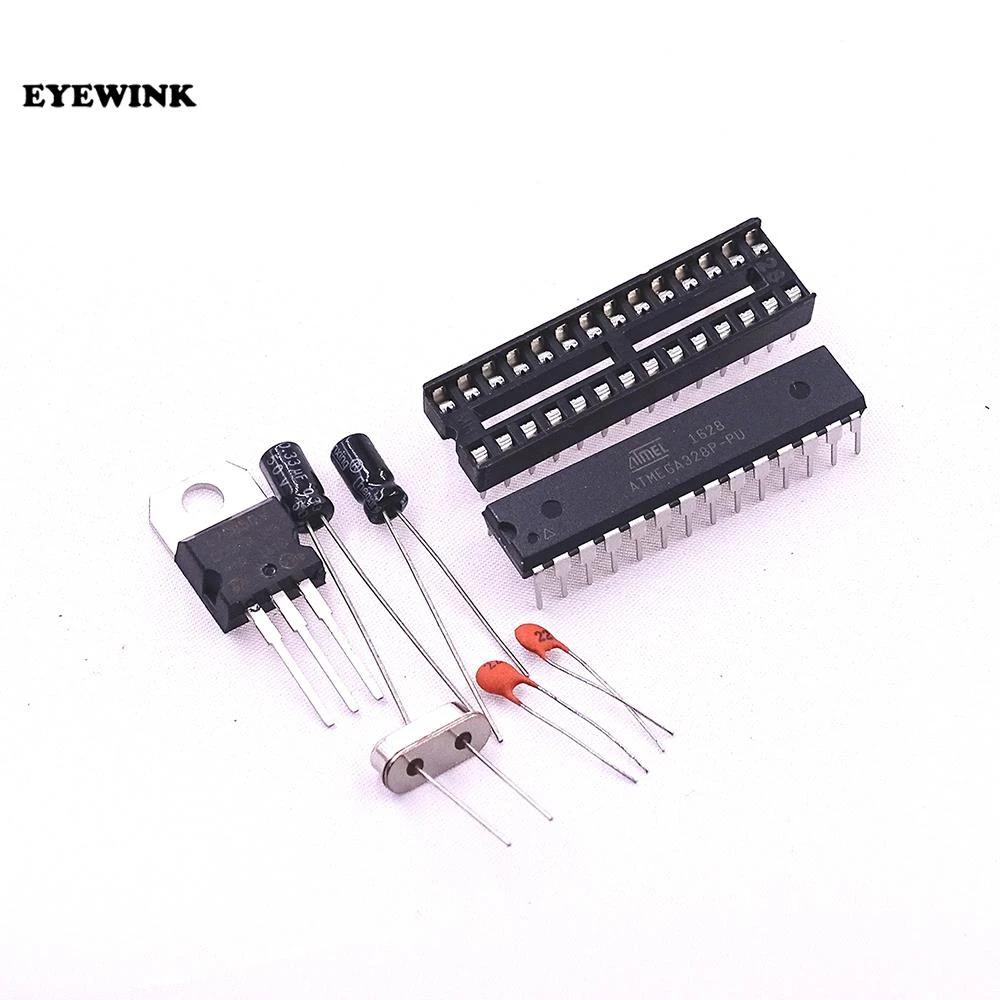 ATMEGA328P PU without Ar duino BOOTLOADER + DIP Socket & 16MHz crystal ...