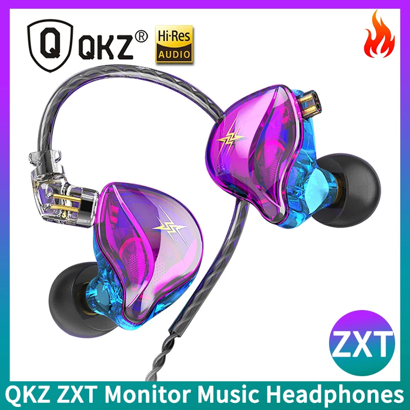 Newest-QKZ-ZXT-MT1-In-Ear-Earphone-Dynamic-DJ-Monitor-IEM-Earbud-HIFI ...