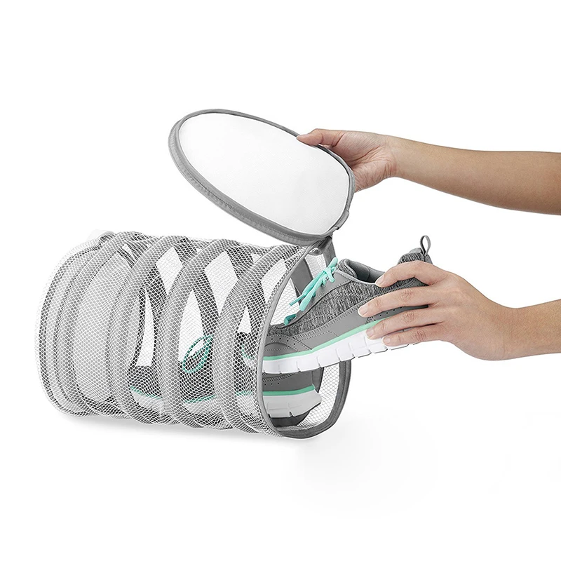 Closure-Shoe-Wash-Bag-Washing-Net-Polyester-Drying-Laundry-Protective ...