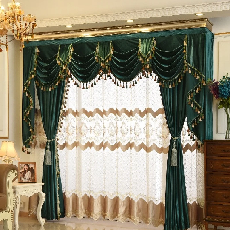 European Style Valance Heads Variety of High end Curtain Heads Suitable ...