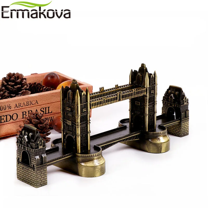 Statue Tower Bridge | Miniature Metal | Landmark Decor | London Bridge ...