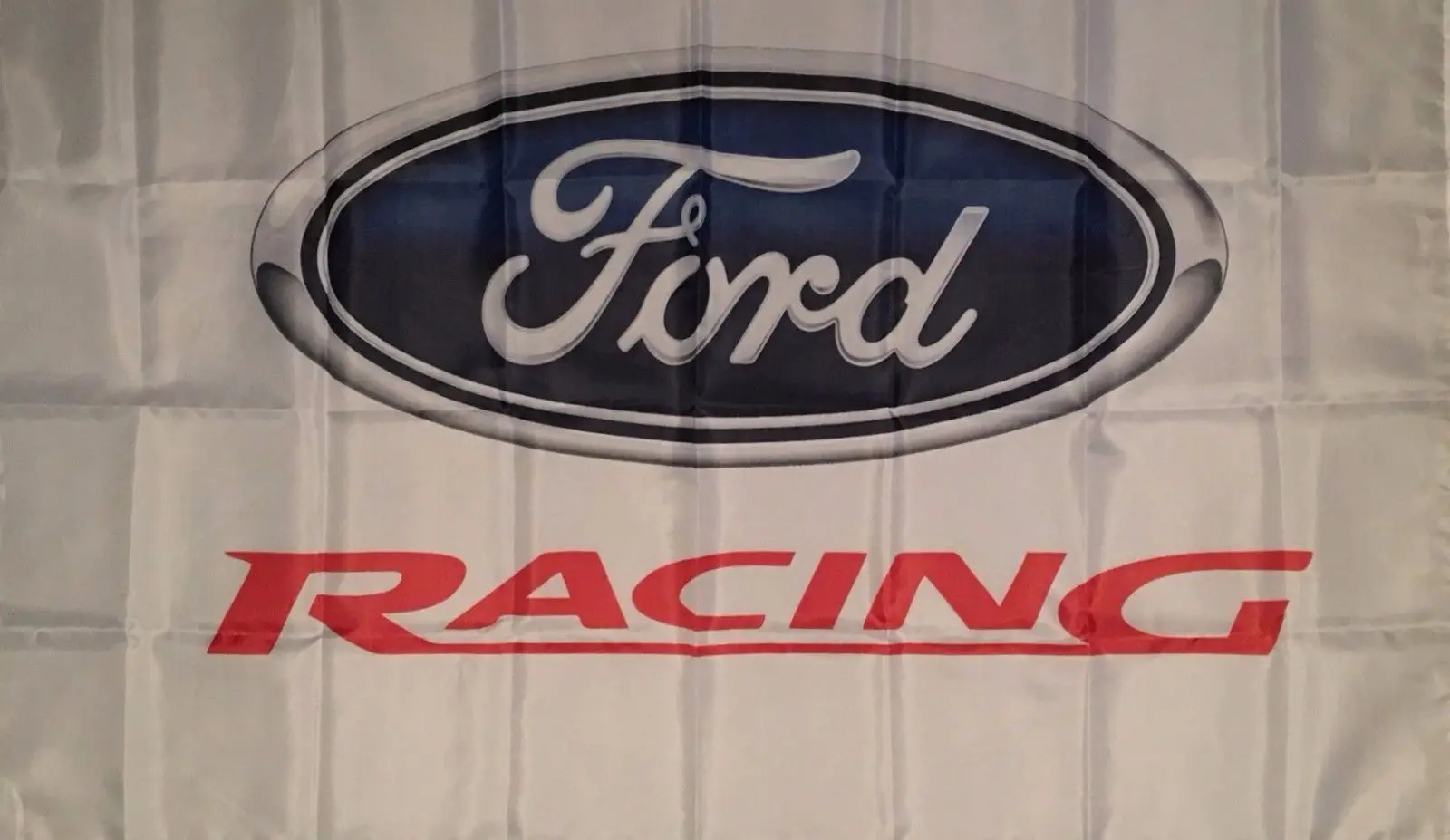3ft x 5ft3 x5ft FORD FLAG RACING WHITE print Polyester banner flag Size ...