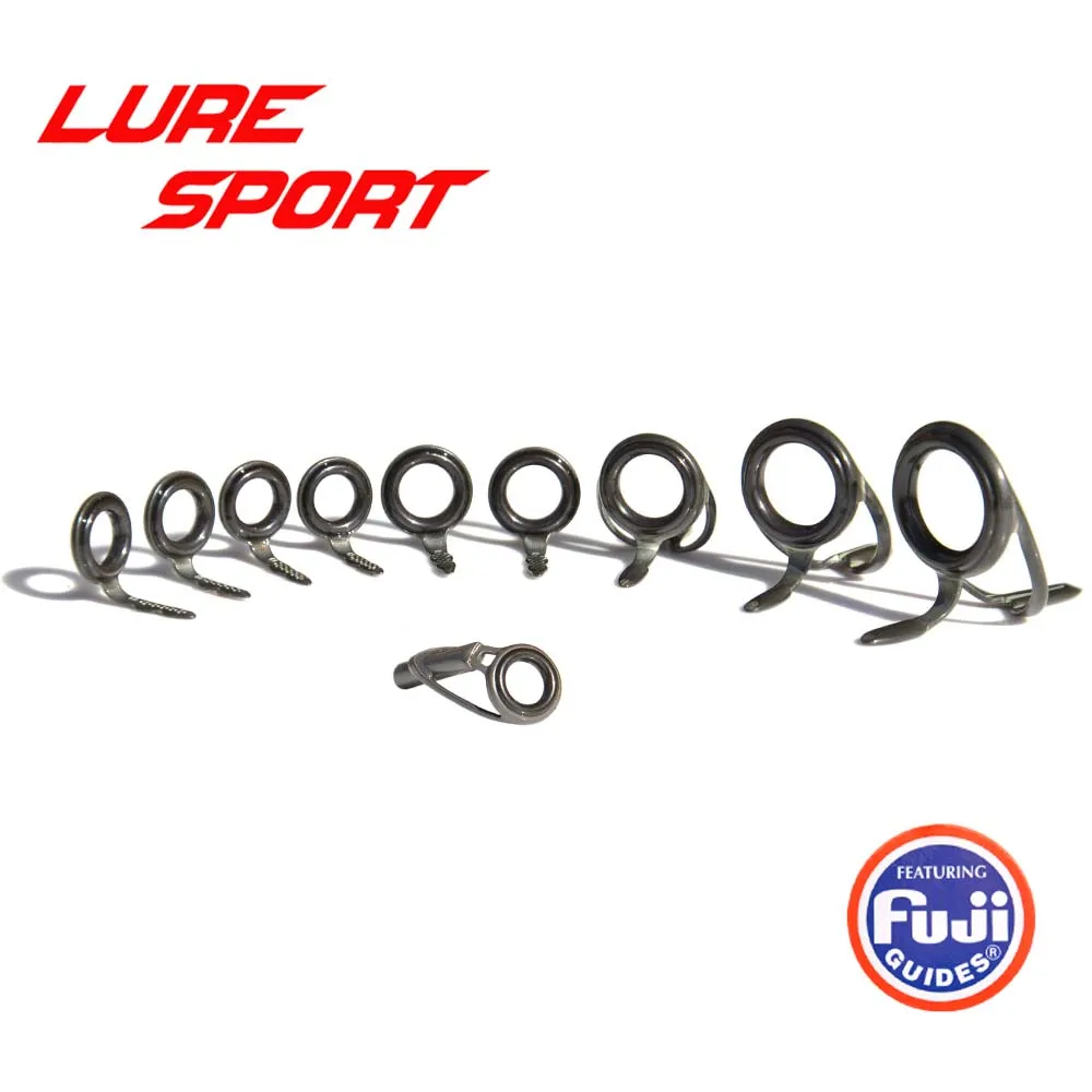 FUJI 10pcs Guide and Top Set BCLOG BCMNOG12 guide BCFOT Top Cast Rod ...