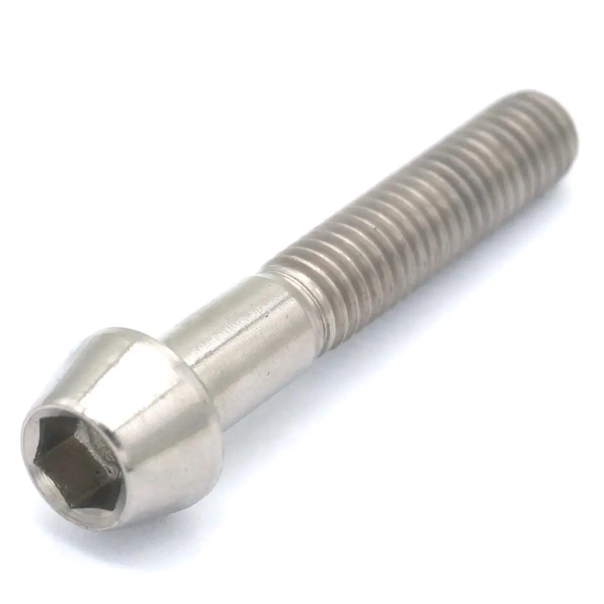 LOT 4 M6 x 35mm Original Color TC4 GR5 Titanium Alloy Allen Hex Screw ...