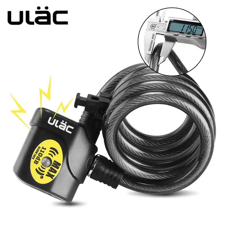 Bicycle-Lock-ULAC-1200mm-12mm-Bike-Motorcycle-E-Bike-Alarm-Cable-MTB ...
