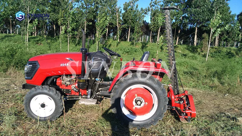 Mini tractor hidráulico de 4 ruedas, herramienta auxiliar múltiple para ...