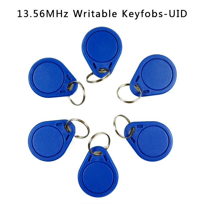 Real 13.56mhz Uid Changeable Keyfobs Token Mf Nfc Tag Rewritable Rfid ...