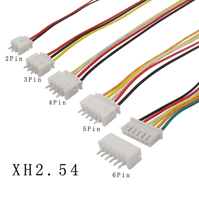 10 Jst Xh 2.54mm 4 Pin Connector | Jst 2.5 Female Connector 2 Pin - 5/ ...