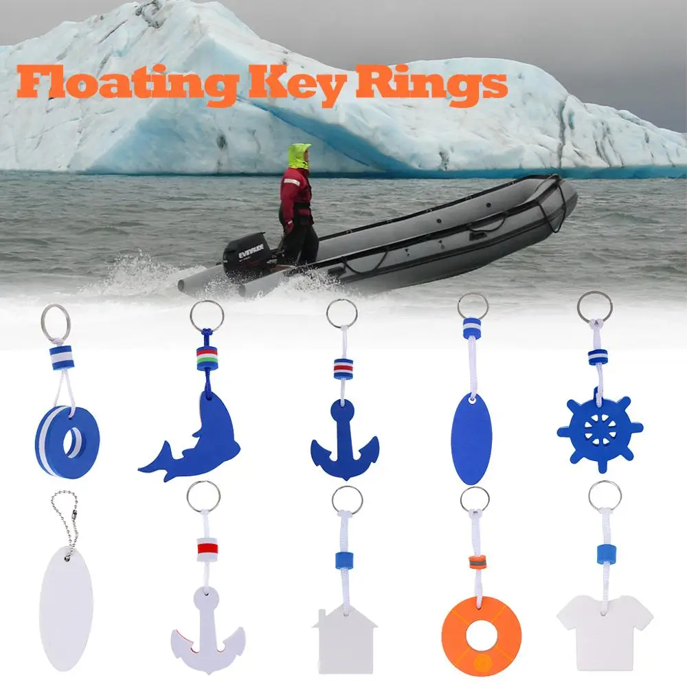 Kayaking Boating Floating Key Ring Sea Fishing Water Sports Floating ...