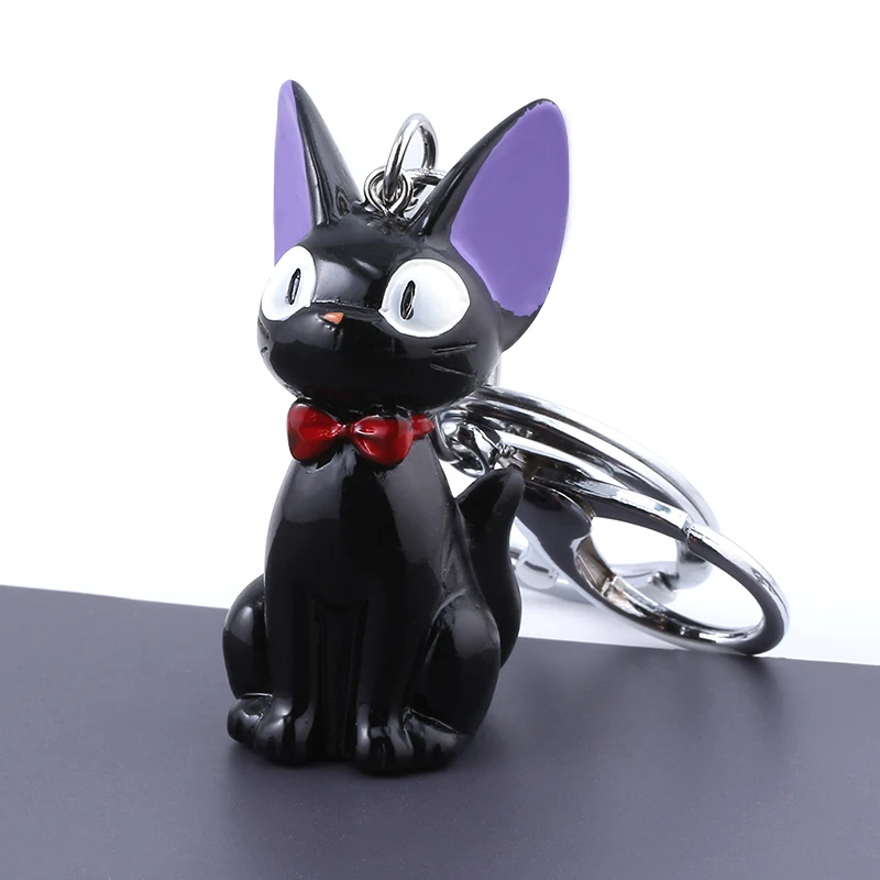 Black Hayao Miyazaki Kiki's Delivery Service Cat Action Figure Toy ...