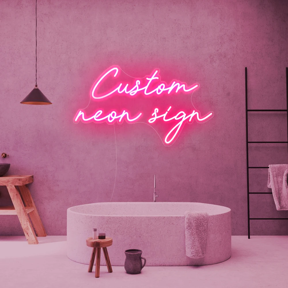 Custom Neon LED Neon Sign Design Wedding Decoration Business Logo Bar ...