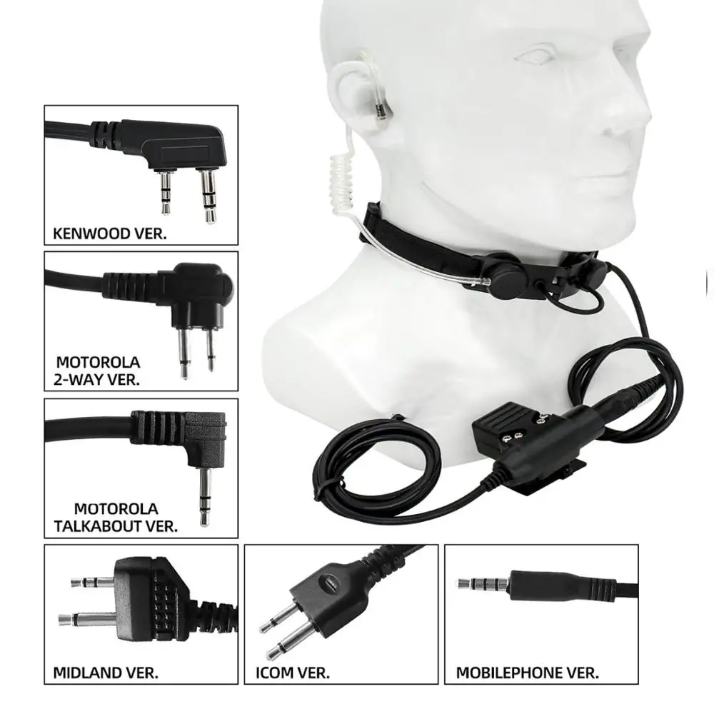 Tactical-headset-throat-microphone-vacuum-sound-CS-headset-portable ...