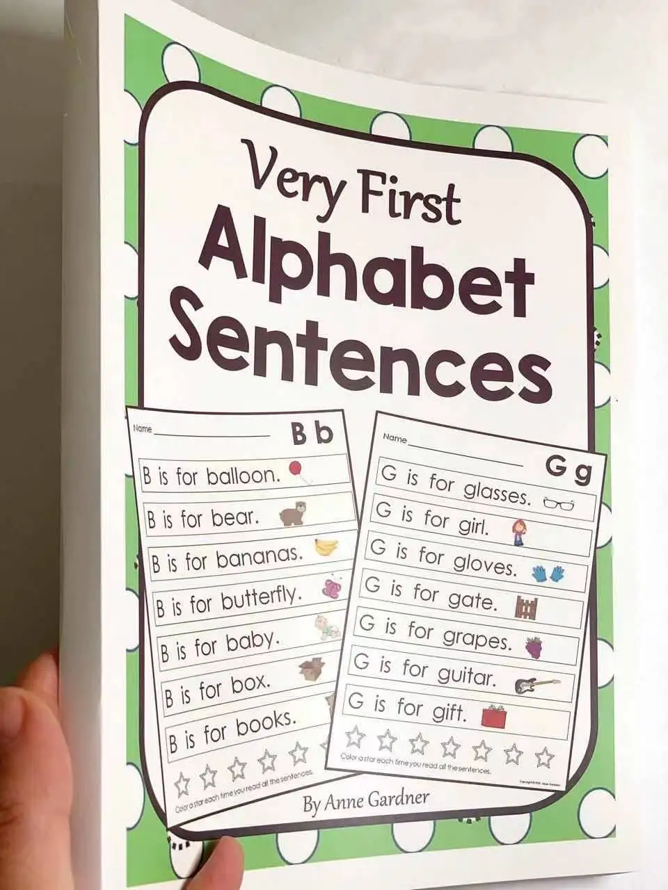 240 Pages English Very First Alphabet Sentences Textbook Workbook ...