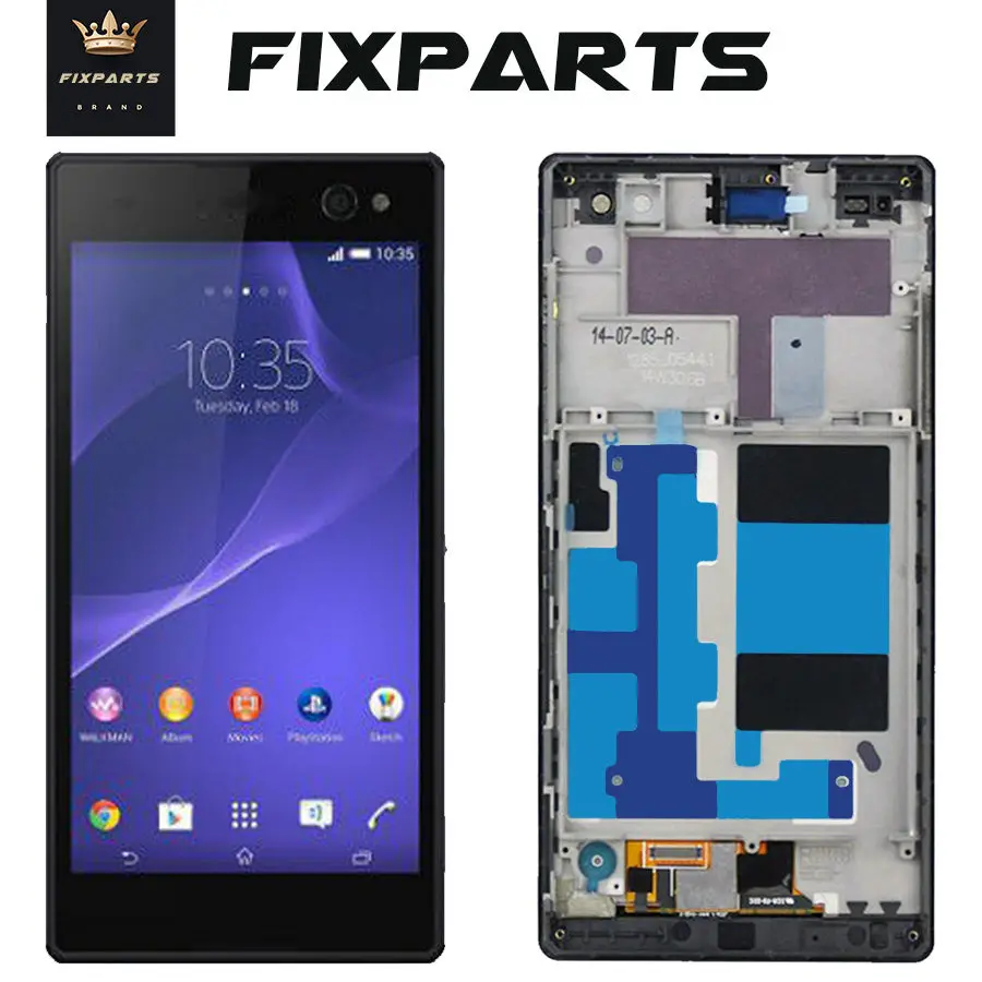 Black New For Sony Xperia C3 Lcd Display With Touch Screen Digitizer ...