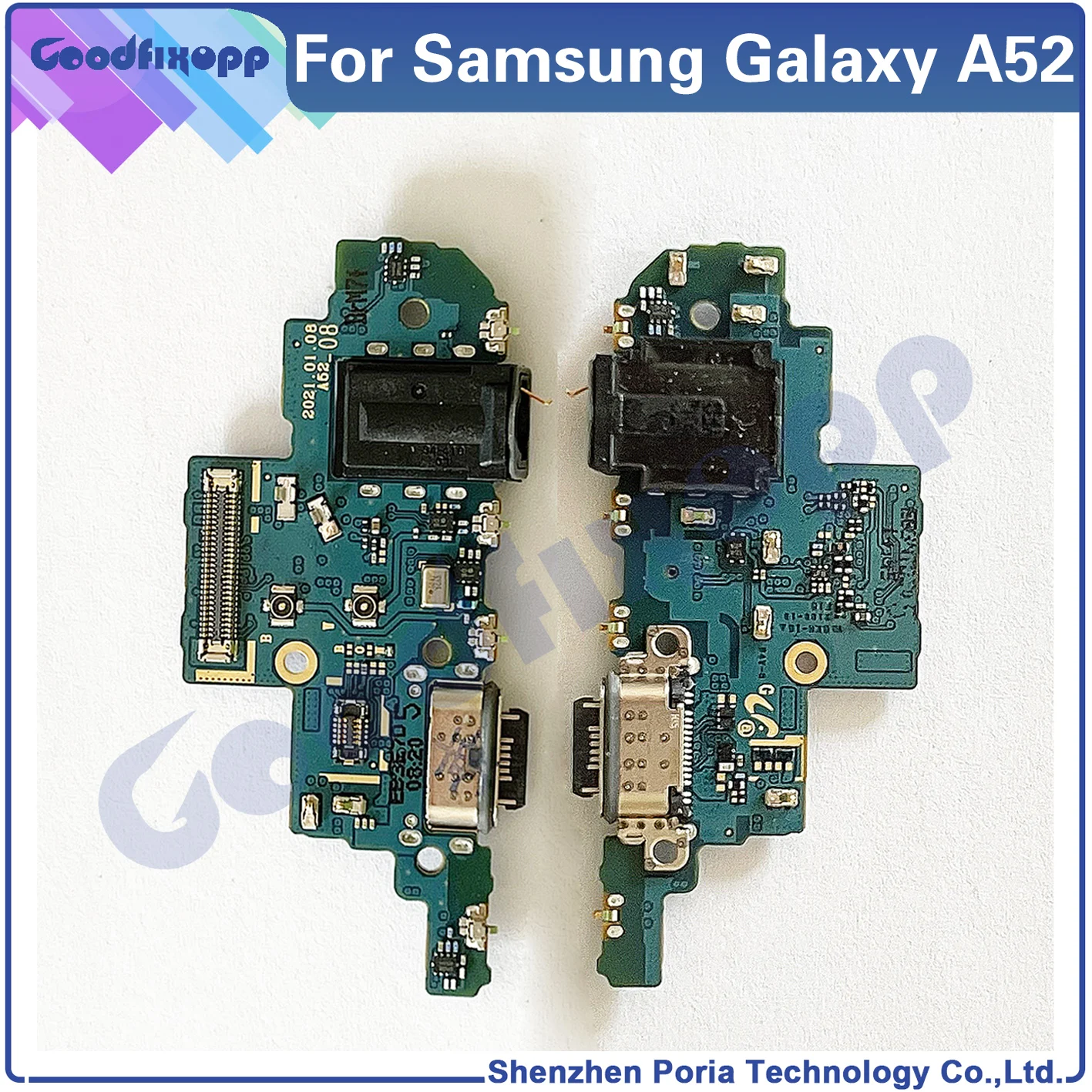 For Samsung Galaxy A52 Charging Port Dock Connector Flex Cable For ...