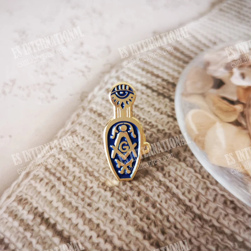 Masonic Lapel Pins Freemasonry Badge Mason Freemason the eye of god ...