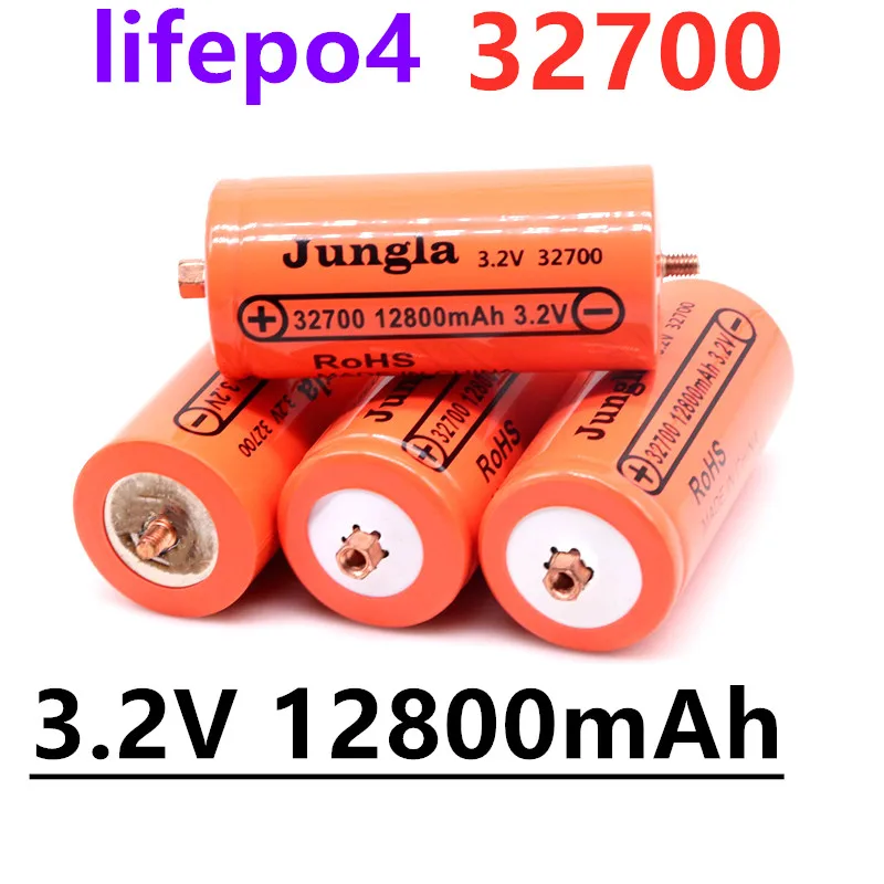 100% New Original 32700 12800mah 3.2v Lifepo4 Rechargeable Battery ...
