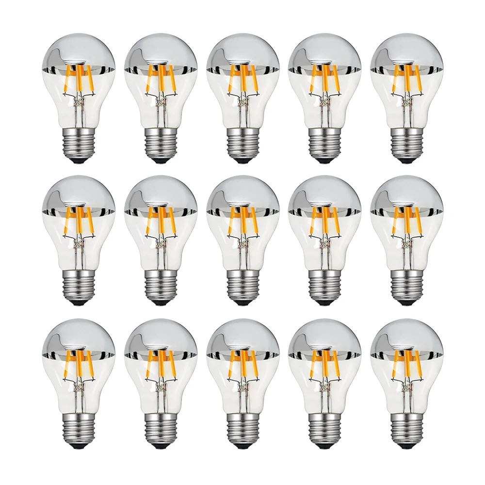 A19-Dimmable-Led-Edison-Bulb-E27-4W-8W-220V-Top-Silver-bowl-Dripped ...