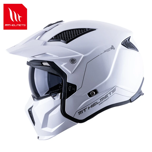 White Motorcycle Helmets