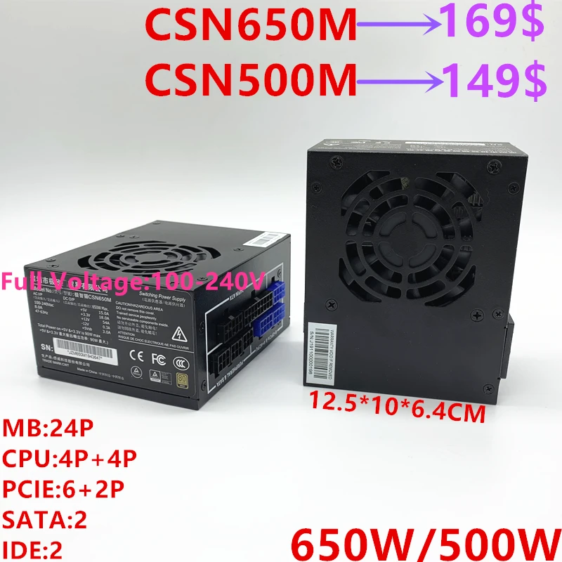 New-Original-PSU-For-Zhijidian-Mini-ITX-SFX-650W-500W-Switching-Power ...