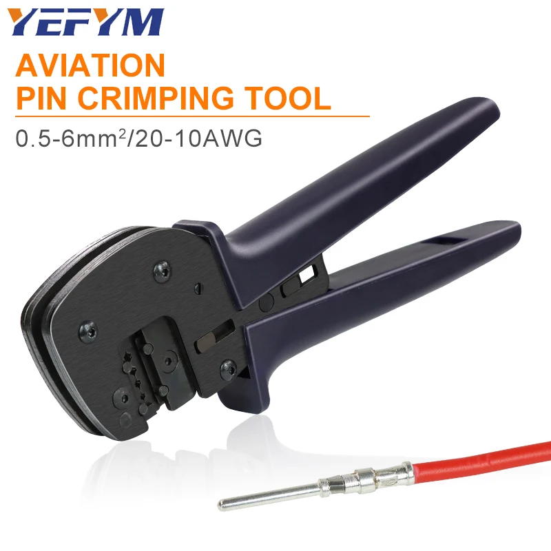 Aviation /Heavy duty starter terminal crimping pliers YEP 166 0.5 6mm² ...