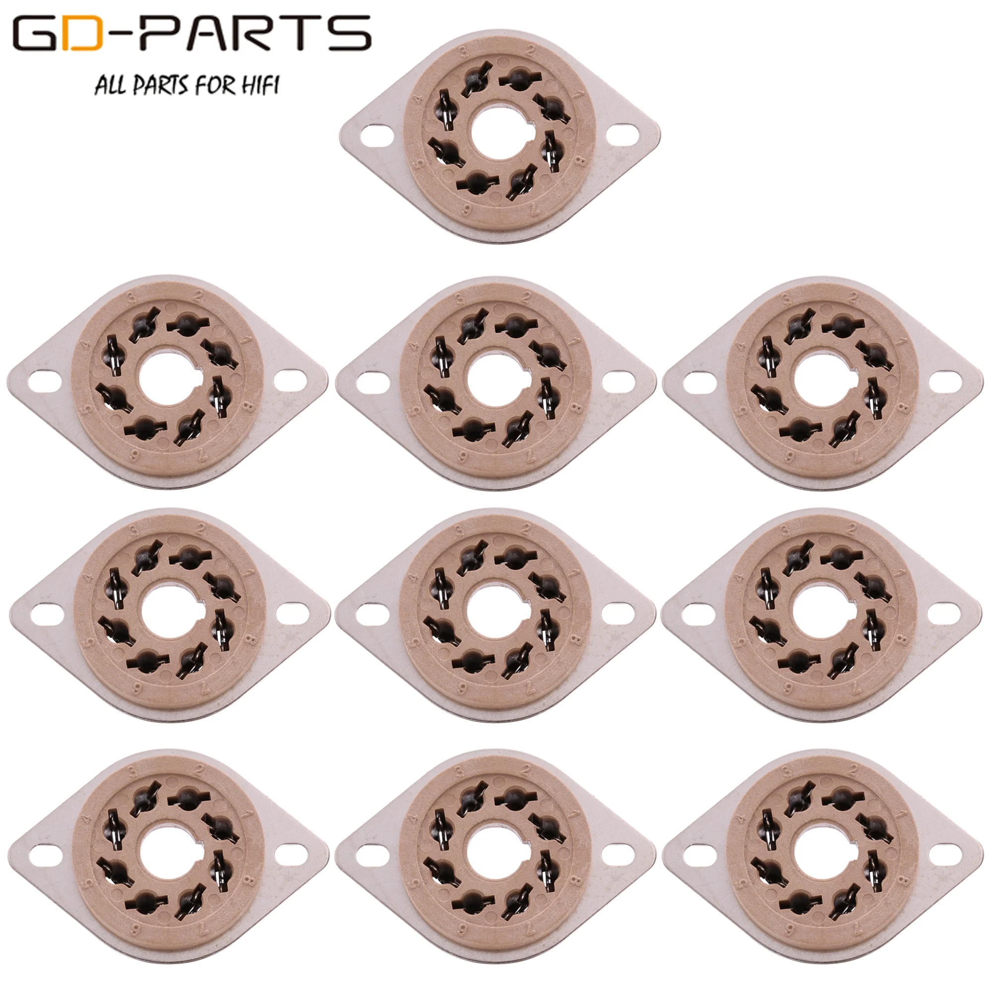 8Pin-Octal-Electron-Tube-Socket-Base-For-EL34-KT88-6V6-GZ34-6550-KT120 ...