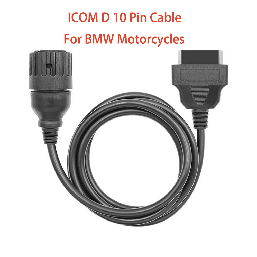 ICOM D Cable for BMW Motorcycles Motorbike OBD2 Diagnostic Cable 10 Pin ...