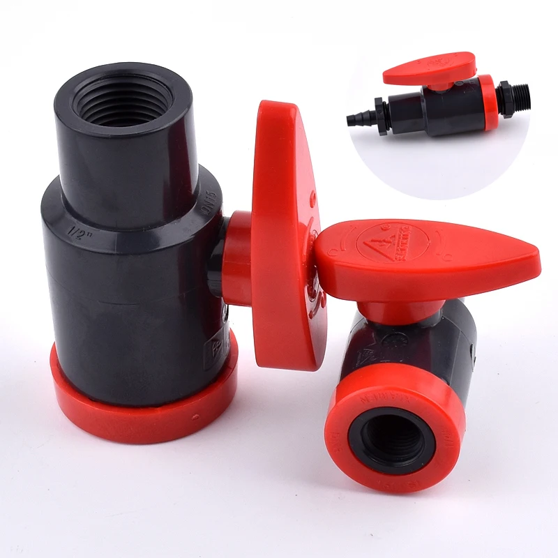 1-4-1-2-Female-Thread-PVC-Pipe-Ball-Valve-Garden-Aquarium-Fish-Tank ...