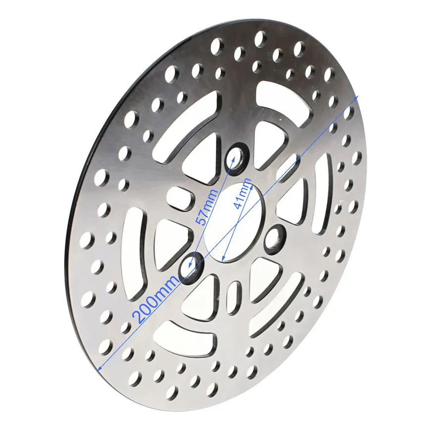 200mm-220mm-Motorcycle-Rotors-Brake-Caliper-Disk-Disc-Front-Rear-Wheel ...