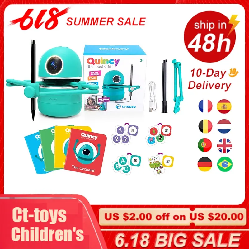 3 in 1 DIY Doodle Robots Drawing Robots Technology Kids Automatic ...