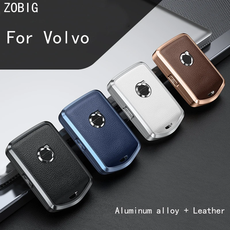 ZOBIG for Volvo Key Fob Remote Cover for Volvo XC90 S90L 2016 2017 XC60 ...