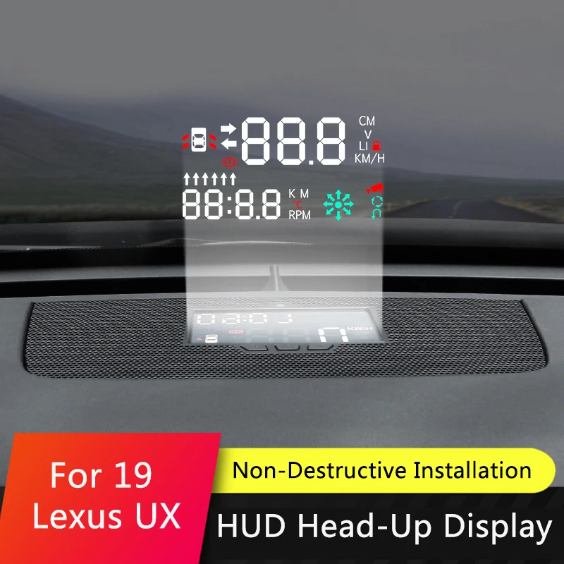 QHCP-Car-HUD-Head-Up-Display-Digital-Speed-HD-Projector-Screen-Safe ...