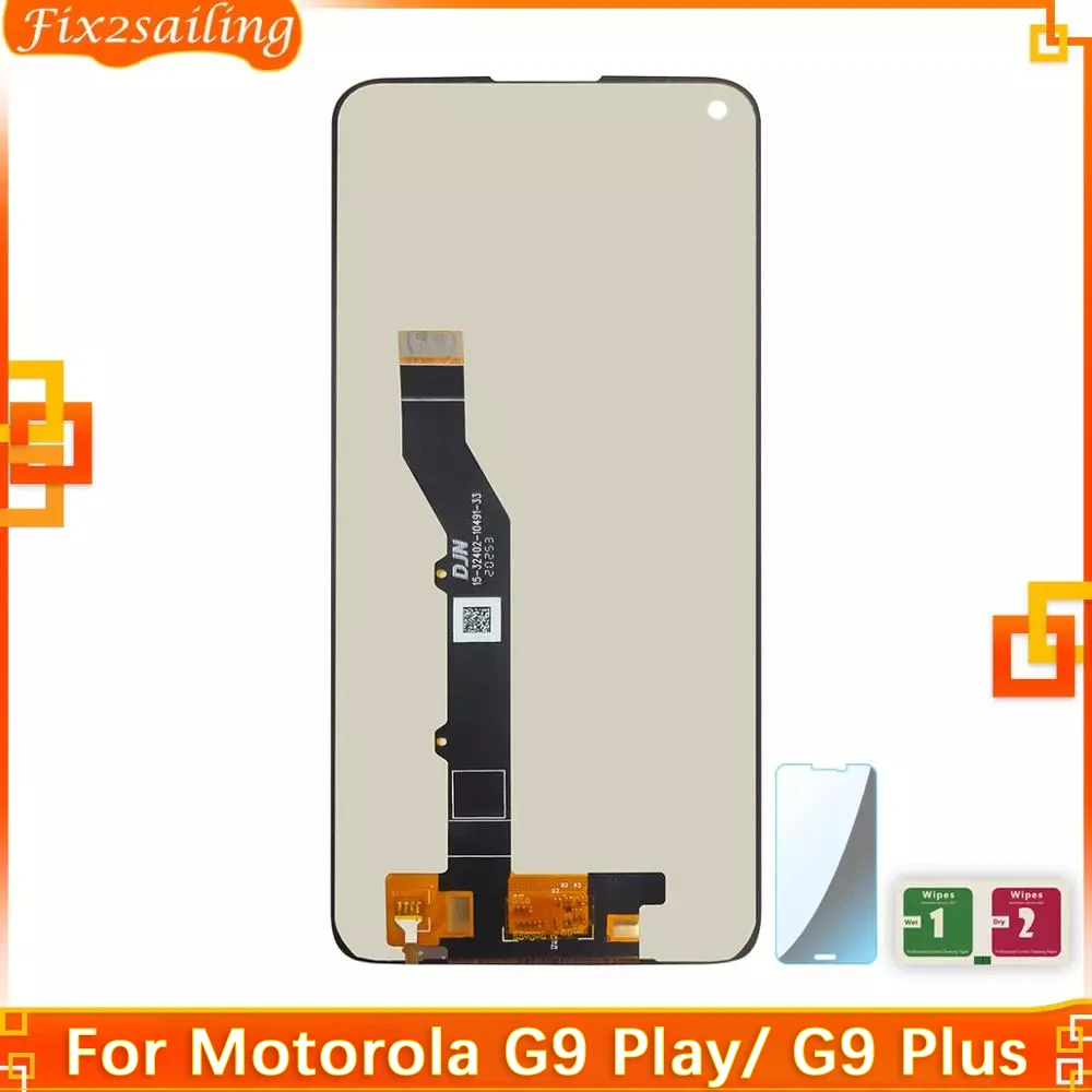 Pantalla Lcd 100% probada de 6,5 pulgadas para Motorola Moto G9 Play G9 ...