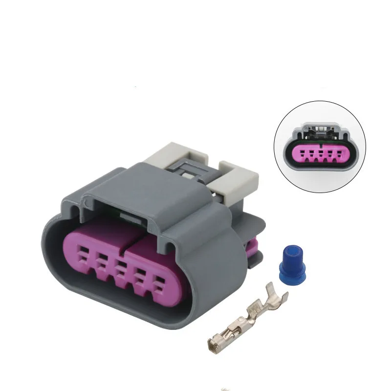 5Pcs/lot Auto Mass Air Flow Sensor Plug Connector With Terminals For ...