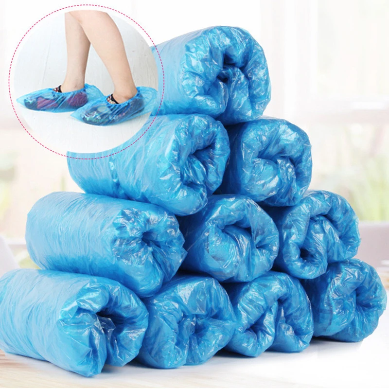Chaussures,Couvre bottes antidérapants jetables en plastique, couvre ...