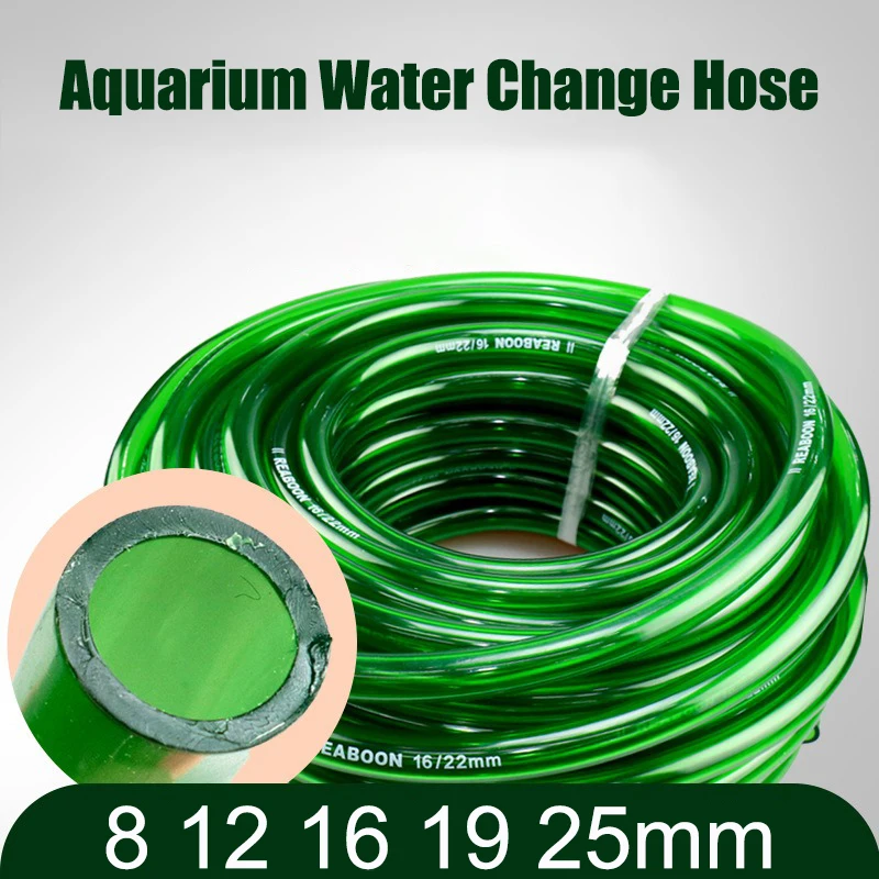 8-19mm Fish Tank Pipe Aquarium Green Hose for Water Pump Filter ...