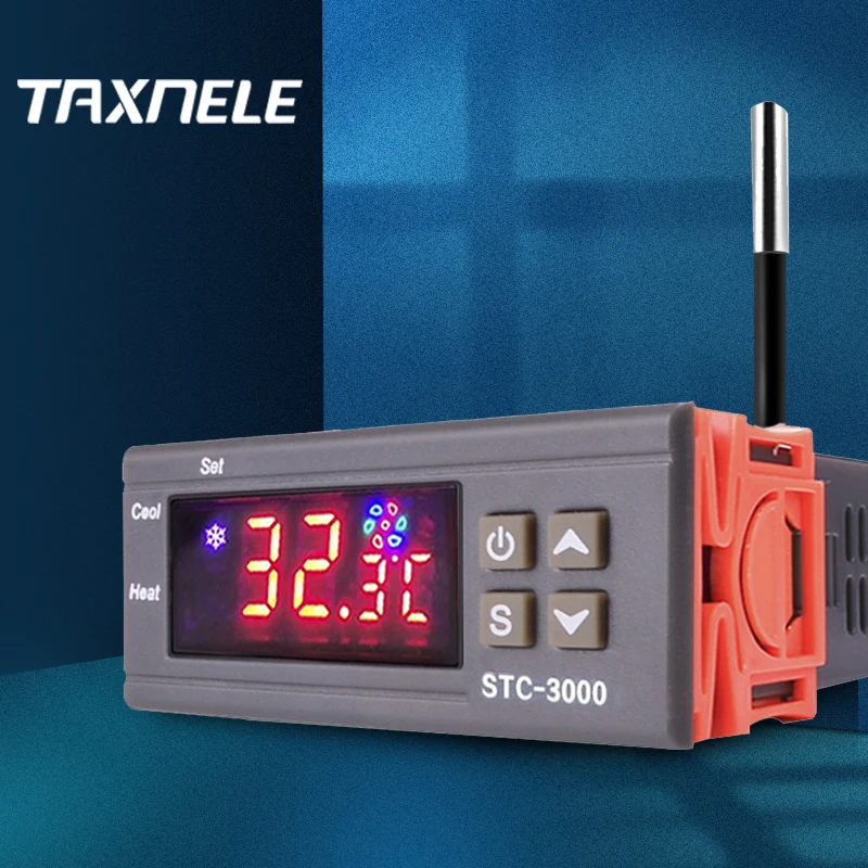 Taxnele STC-3000 Digital Temperature Controller Thermostat ...