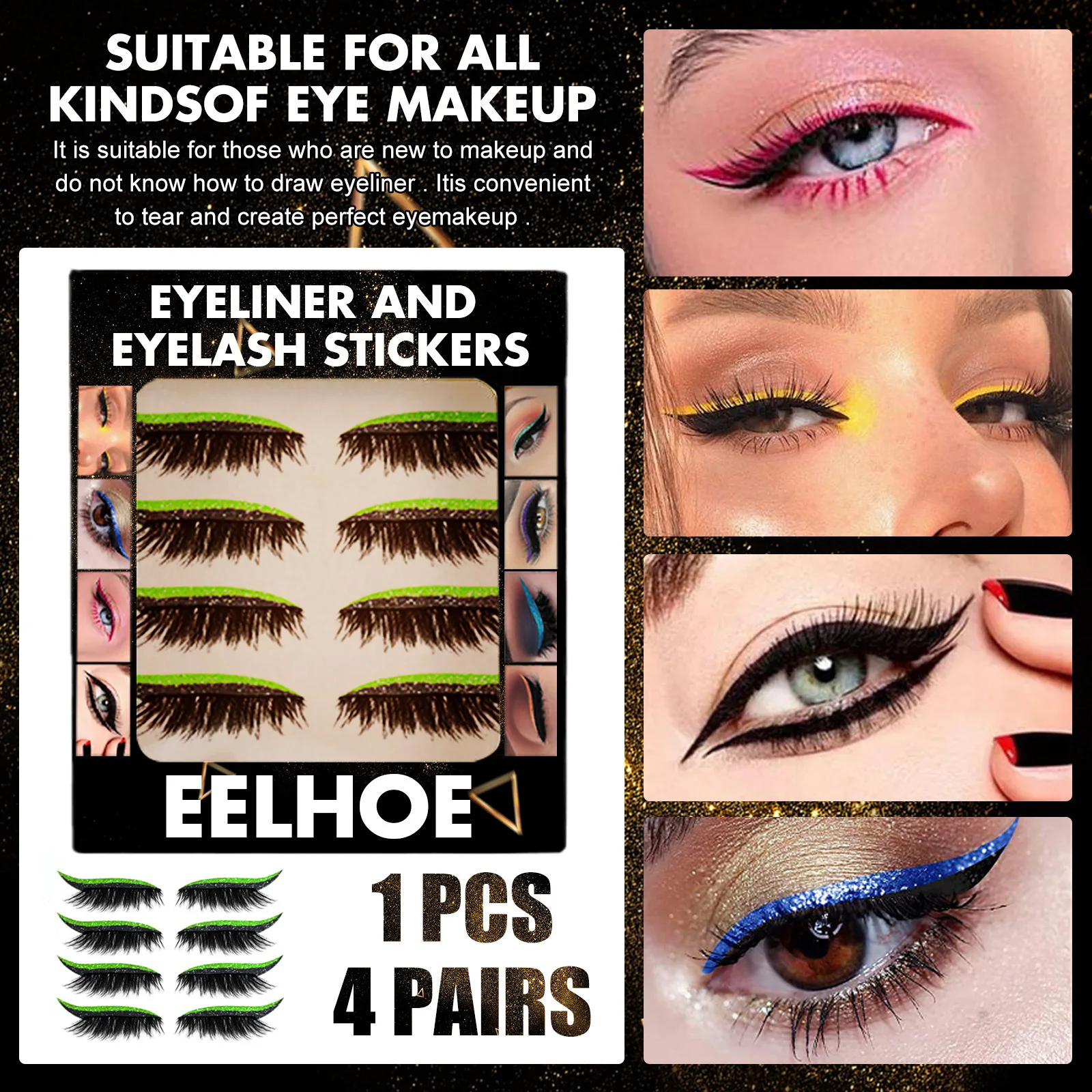 Cheer Eye Stickers Makeup