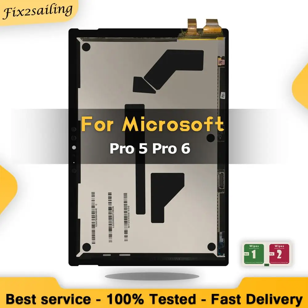 For Microsoft Surface Pro 5 Pro 6 Display Touch Screen Digitizer LCD ...
