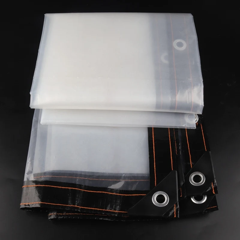 0.1mm Transparent PE Film Rainproof Tarpaulin Balcony Plants Keep Warm ...