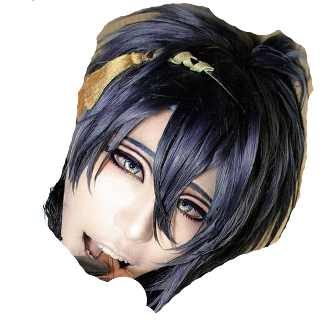 Touken ranbu online mikazuki munechika cosplay peruca traje| | - AliExpress