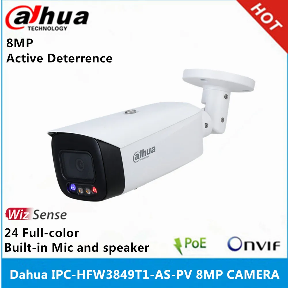 Dahua cámara de red Bullet WizSense 4K IP, IPC HFW3849T1 AS PV, 8MP, 24 horas a todo color ...