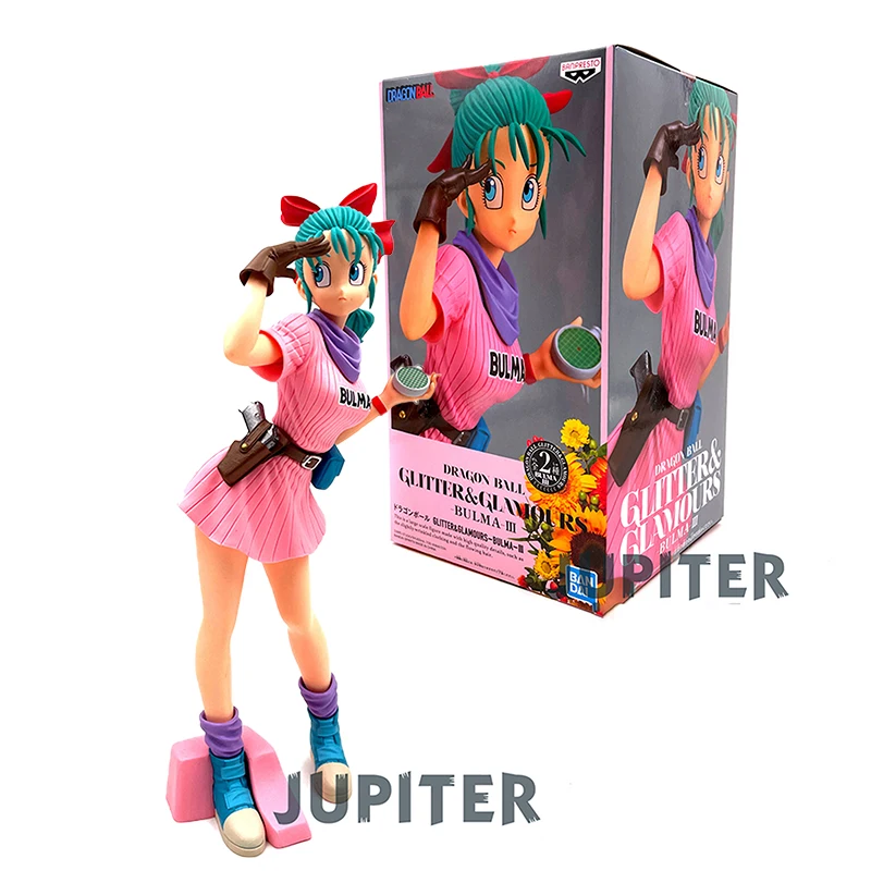BANDAI Dragon Ball Z Heterochromia Bulma Glitter Glamours PVC Action ...