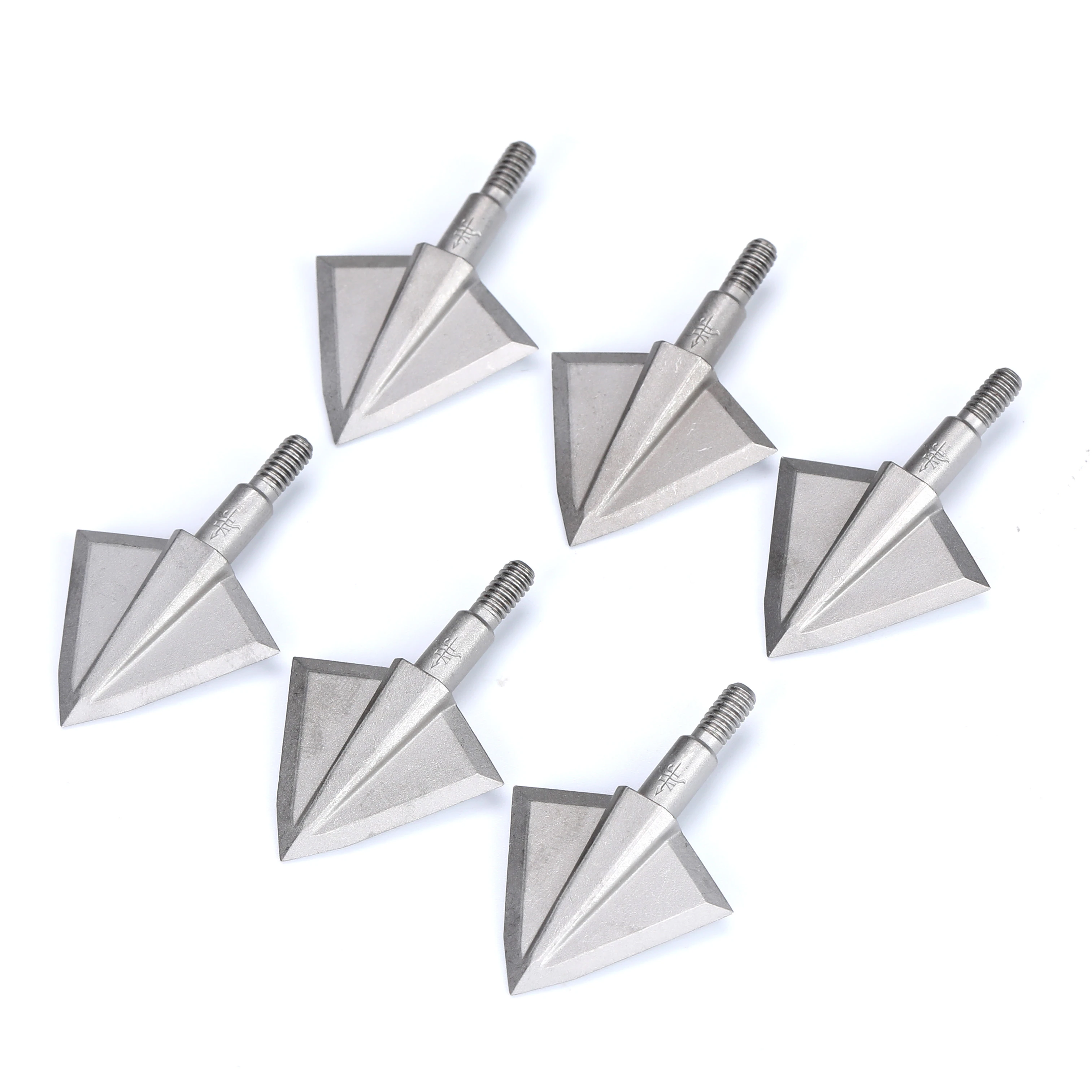 3/6/12pcs 125/150grain Fixed 2 Blades Broadhead 17 4PH Arrowhead Solid ...