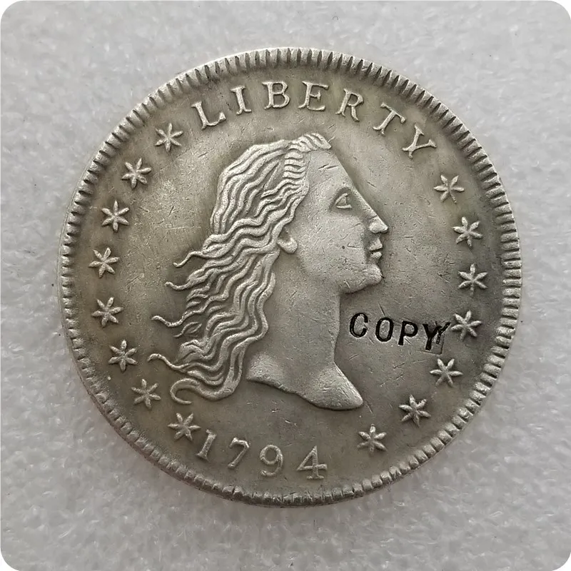 USA 1794 Flowing hair Dollar Copy Coin commemorative coins replica ...