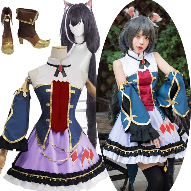 Princess Connect! Re:Dive Momochi Kiruya Kyaru Cosplay Costume ...