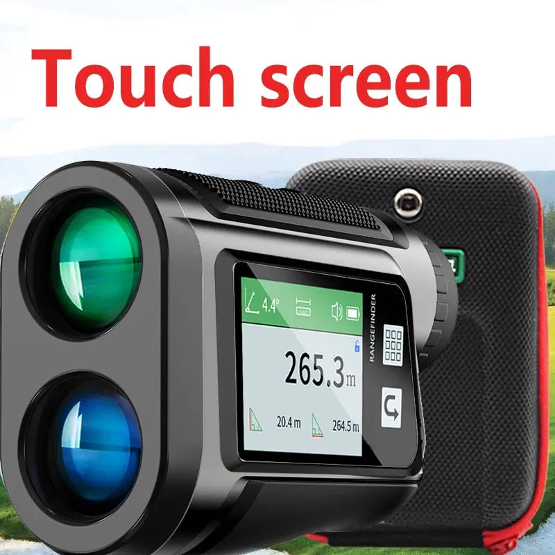 Touch Screen Range Finder Golf Telescope Rechargeable Laser Rangefinder ...
